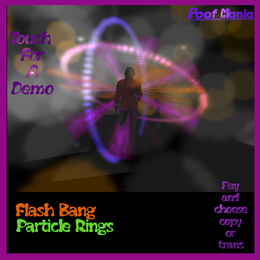 Second Life Marketplace - Flash Bang Particle Rings